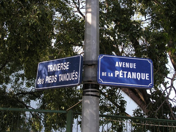 Avenue de la Pétanque - Street sign. - thefrenchnumber